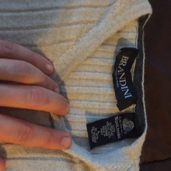 Brandini | Sweaters | Brandini Merino Wool Sweater Made In Italy | Poshmark